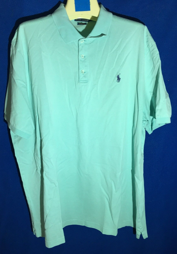 Polo Ralph Lauren Stretch Mesh Mint Short Sleeve XXL Cotton Shirt (RN ...