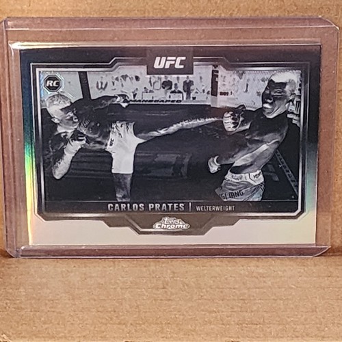 Carlos Prates 2025 Topps Chrome UFC Negative Refractor Card | eBay