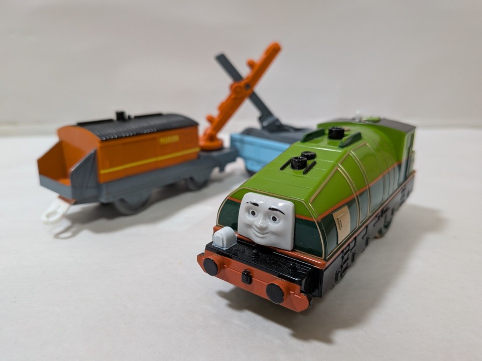 Thomas & Friends TOMY Plarail Trackmaster Gator and Marion Rare Train ...