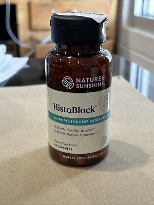 Nature's Sunshine HistaBlock, Respiratory Support, 90 Capsules | eBay