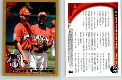 Derek Jeter Elvis Andrus 2010 Topps Update Gold #US-57 All-Star | eBay