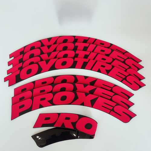 Toyo Tires Proxes Permanent Tire Letters Stickers For14-22" 4 Kit Decal ...