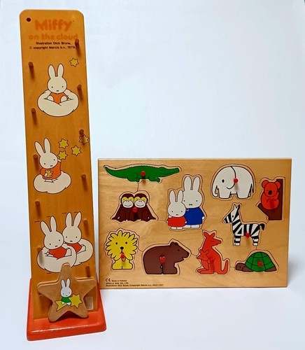Miffy m119 Hard To Obtain Wooden Mechanical Toy Rattling Star | eBay