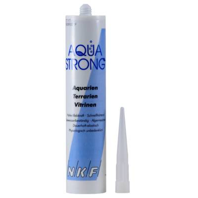 2 x NKF Aquarium Silikon schwarz 310 ml Profiglasversiegelung TOP ...