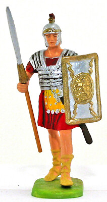 Preiser Elastolin 50200 Roman Legionary Marching - original painted ...