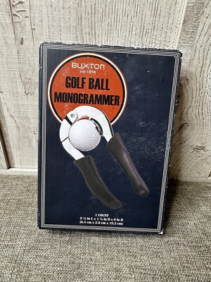 Buxton Stainless Steel Golf Ball Monogrammer Imprinting Tool ...