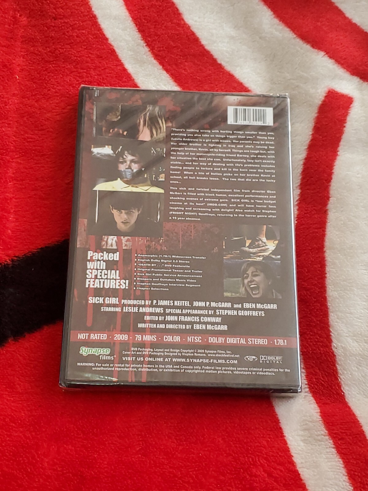 Sick Girl (DVD, 2009) Widescreen Leslie Andrews Eben McGarr 2008 BRAND ...