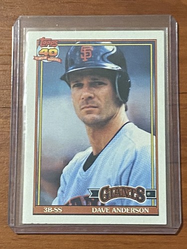 1991 Topps - #572 Dave Anderson San Francisco Giants | eBay
