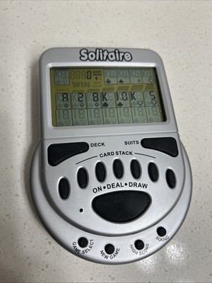 Big Mega Screen Solitaire Classic Electronic Handheld Game WORKS! | eBay