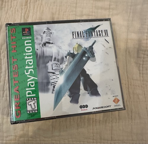 Final Fantasy VII PlayStation 1 Game/3 Disk | eBay