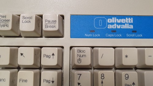 ULTRA RARE 2002 KEYBOARD Ps2 OLIVETTI ADVALIA Mod. KB-3923 | eBay