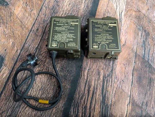 2 Military Army Receiver Transmitter Radio RT285 A URC-11 Vietnam Era ...