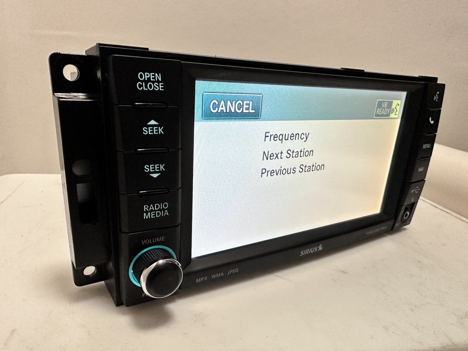 CHRYSLER JEEP DODGE Navigation MyGig Low Speed SAT Radio RHR CD DVD MP3 ...