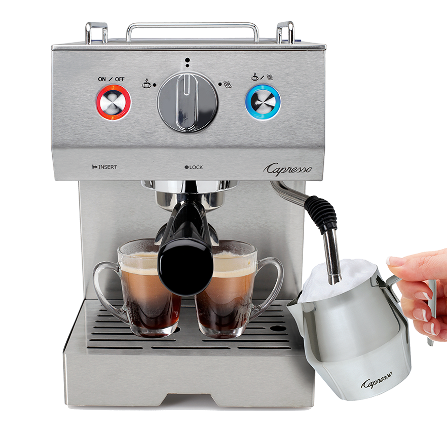 Capresso Cafe Select Professional Stainless Steel Espresso & Cappuccino ...
