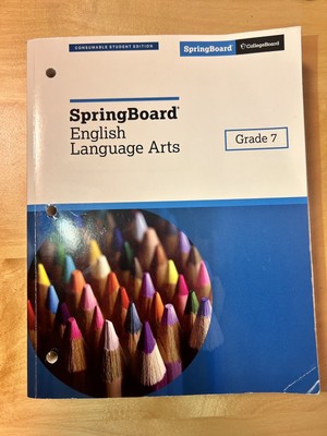 CollegeBoard SpringBoard English Language Arts Grade 7 Student Edition ...