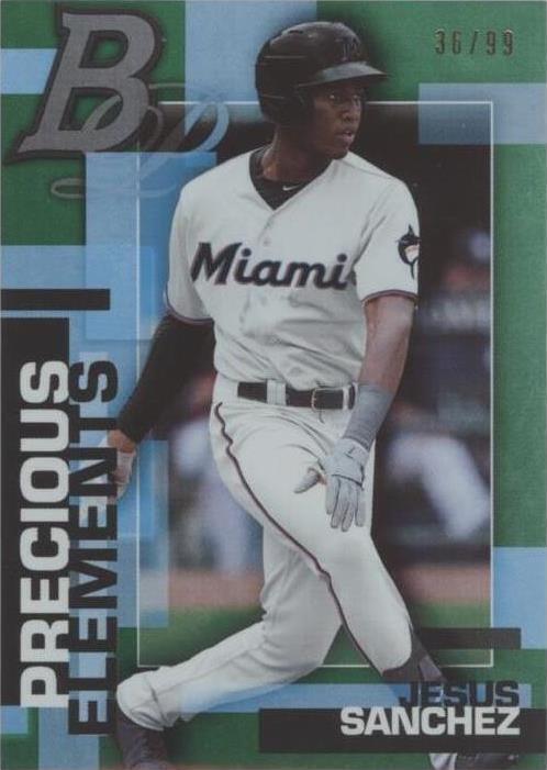 2020 Bowman Platinum - Wal-Mart Precious Elements Jesus Sanchez #PE-15 ...