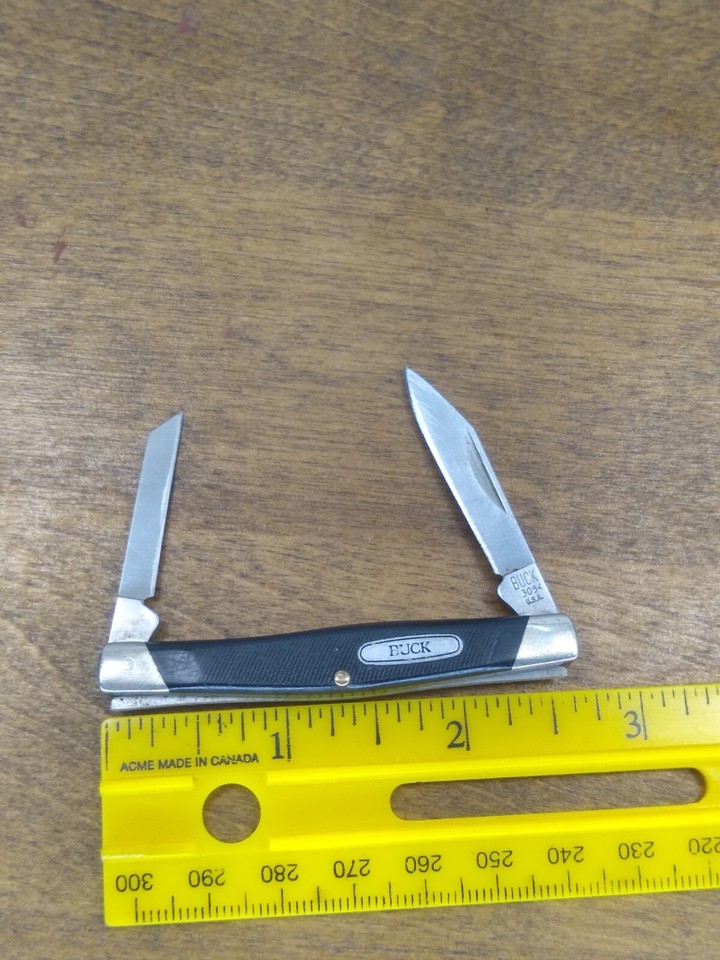 Buck 305 Lancer Two Blade Pocket Knife Made In USA 1986 | eBay