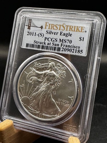 2011-S Silver Eagle First Strike PCGS MS70 Silver 1oz .999 Silver Coin | eBay