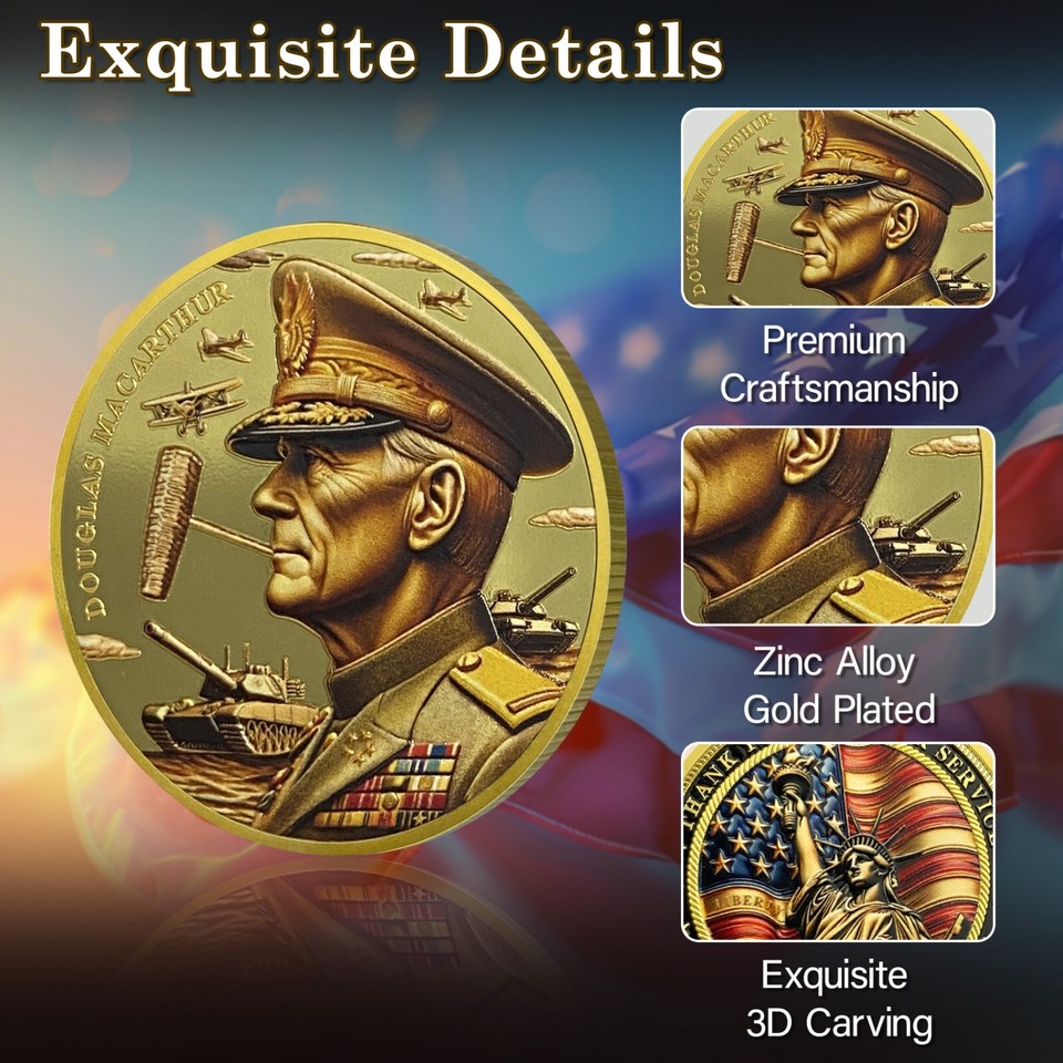 Nine Legendary Generals Commemorative Coin Set Military Hero Tribute ...
