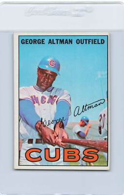 1967 Topps #87 George Altman Cubs EX *7161 | eBay