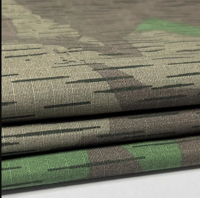 Nylon Cotton Grid Camouflage Fabric Tactical Training Suit Cloth DIY ...