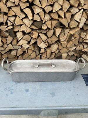 Vintage French Handmade Aluminium Fish Cooker Kettle Poissonniere 4.7kg ...