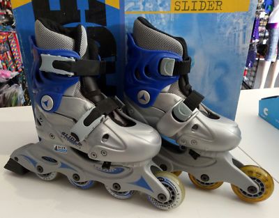 NEW NEW Blade X Slider Adjustable Blue Inline Junior Skate | eBay Australia