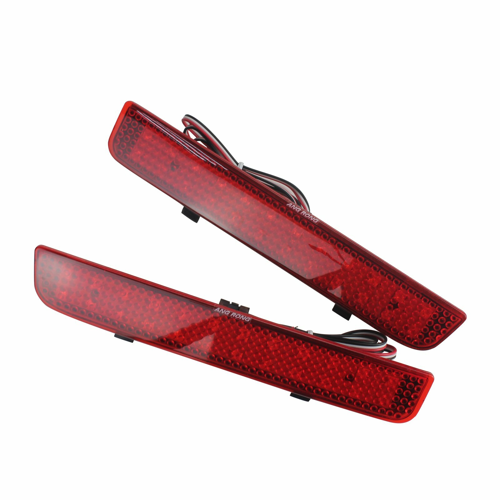 2X Red Rear Bumper Reflector Stop Brake Light Range Rover L322 ...
