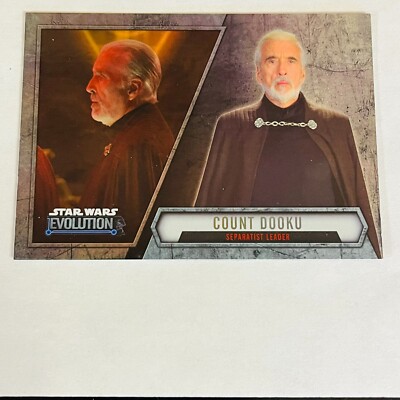 2016 Star Wars Evolution Base Card #97 Count Dooku: Separatist Leader ...