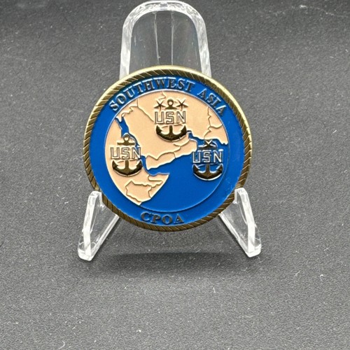 Vintage Southwest Asia CPOA U.S. Navy Chief's Mess OEF Military ...