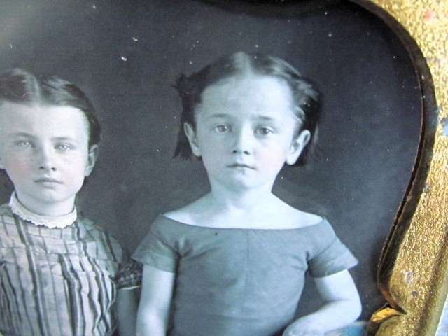 young Lizzie & Annie Chance daguerreotype photograph | eBay