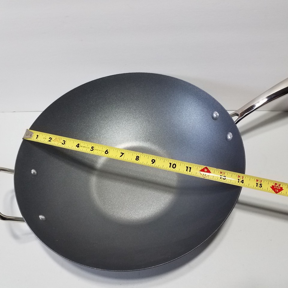 Nordic Ware N1001 Restaurant Rust-Free Cookware Asian Cooking Spun Wok ...