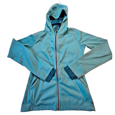 REI Coop Soft Shell Jacket Womens XXS Blue Vented Hooded Water ...