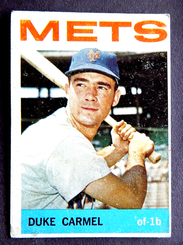 Duke Carmel #44 Topps 1964 Baseball Card (New York Mets) G | eBay
