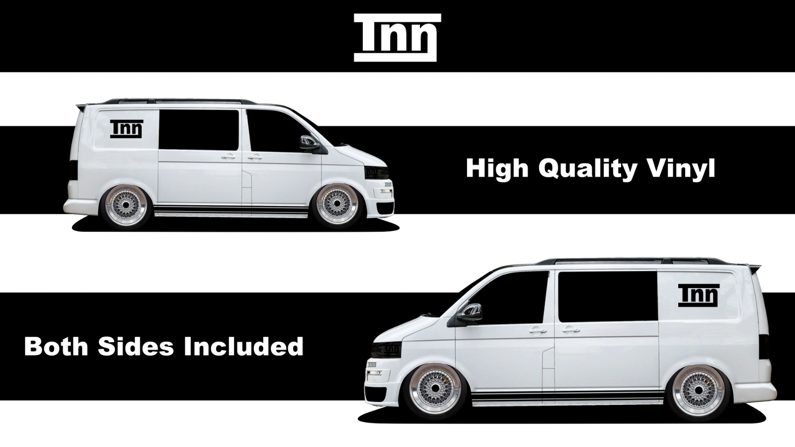 Side Stripe Stickers For VW Transporter T5 T6 T4 Sticker Decal Vinyl ...