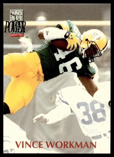 1992 Pro Set Power VINCE WORKMAN #146 Green Bay Packers - FREE Ship! | eBay