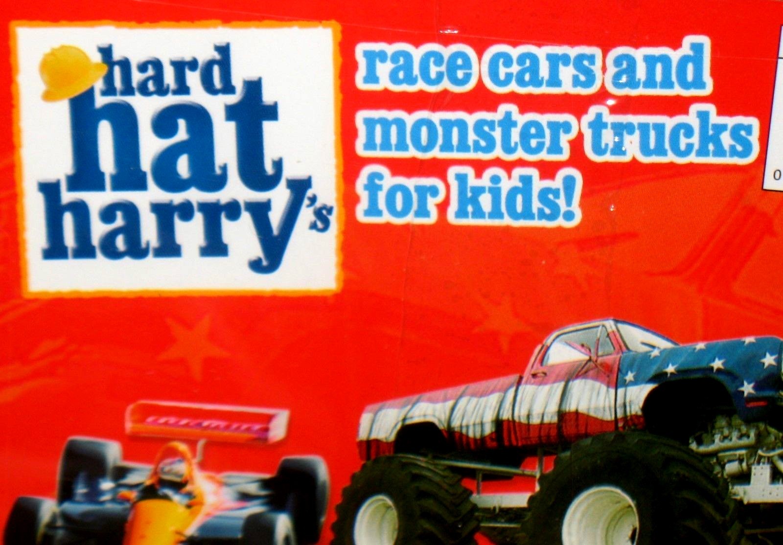 Hard Hat Harry Race Cars, Monster Trucks NEW! DVD,Free Ship! Childrens ...