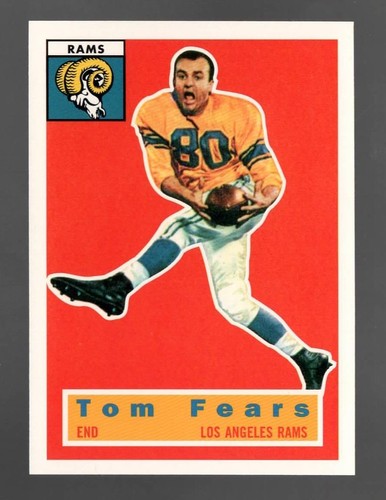1994 Topps Archives 1956 Tom Fears Los Angeles Rams #42 Near Mint or ...