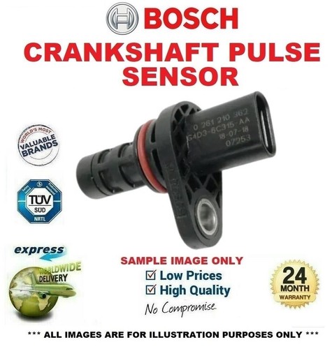 BOSCH CRANKSHAFT CRANK SENSOR for LANDROVER RANGE ROVER EVOQUE 2.0D 4x4 ...