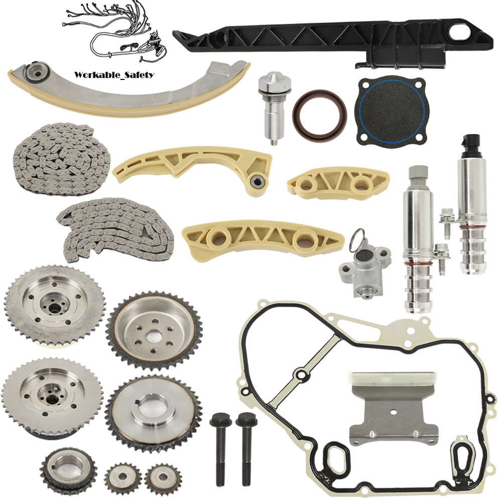 Timing Chain Gears Kit + Head Gasket Bolts Set For GM Ecotec 2.0L 2.4L ...