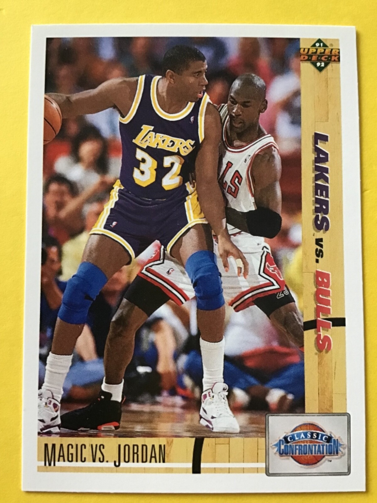 MICHAEL JORDAN VS MAGIC JOHNSON 1991-1992 UPPER DECK #34 MINT💎 | eBay