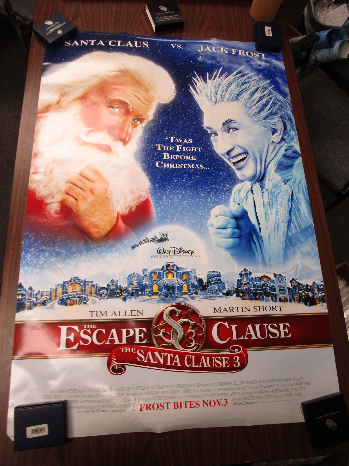 Santa Claus 3 The Escape Clause Official Movie Theater Poster Tim Allen ...
