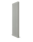 Bathroom Radiator 3 Column Panel Designer Matt White Vertical Central ...