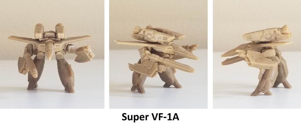 3D Printed Robotech RPG Tactics Super Valkyrie Veritech Macross | eBay
