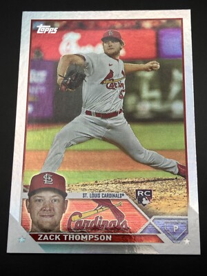 2023 Topps Series 1 Zack Thompson Silver Rainbow Foil RC #34 - STL ...