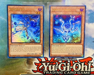 Yu-Gi-Oh! SPRIGHT JET + SPRIGHT PIXIES BLTR-EN076 EN077 Ultra Rare 1st ...