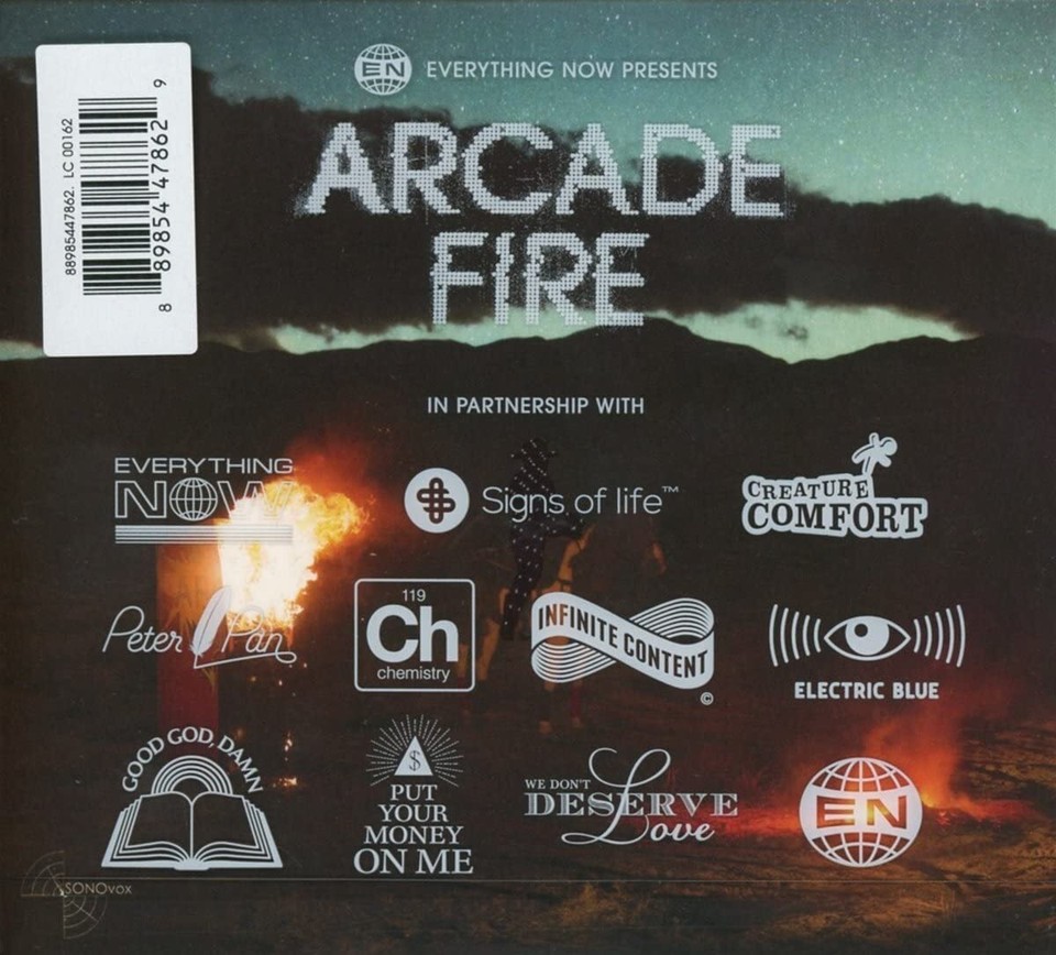 ARCADE FIRE : EVERYTHING NOW (NIGHT VERSION DIGIPAK) - BRAND NEW ...