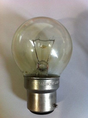 15w BC Bayonet Cap B22 Clear Round Golf Ball Light Bulb Lamp 4 Or 10 ...