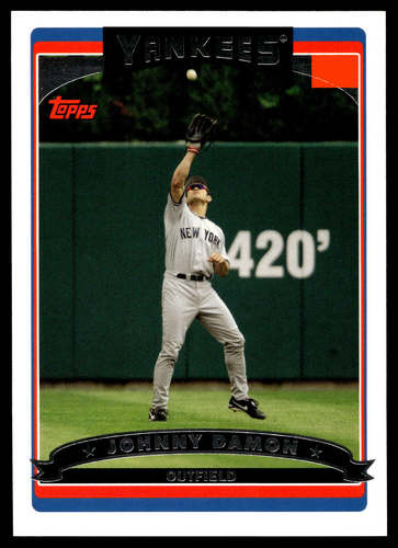 2006 Topps Johnny Damon #185 Yankees 111922 | eBay