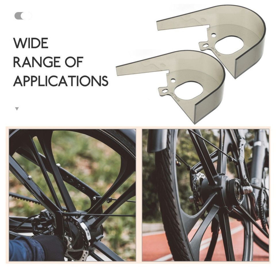 2 Pcs Mountain Bike Frame Protection Chain Guard Protector Locks | eBay ...